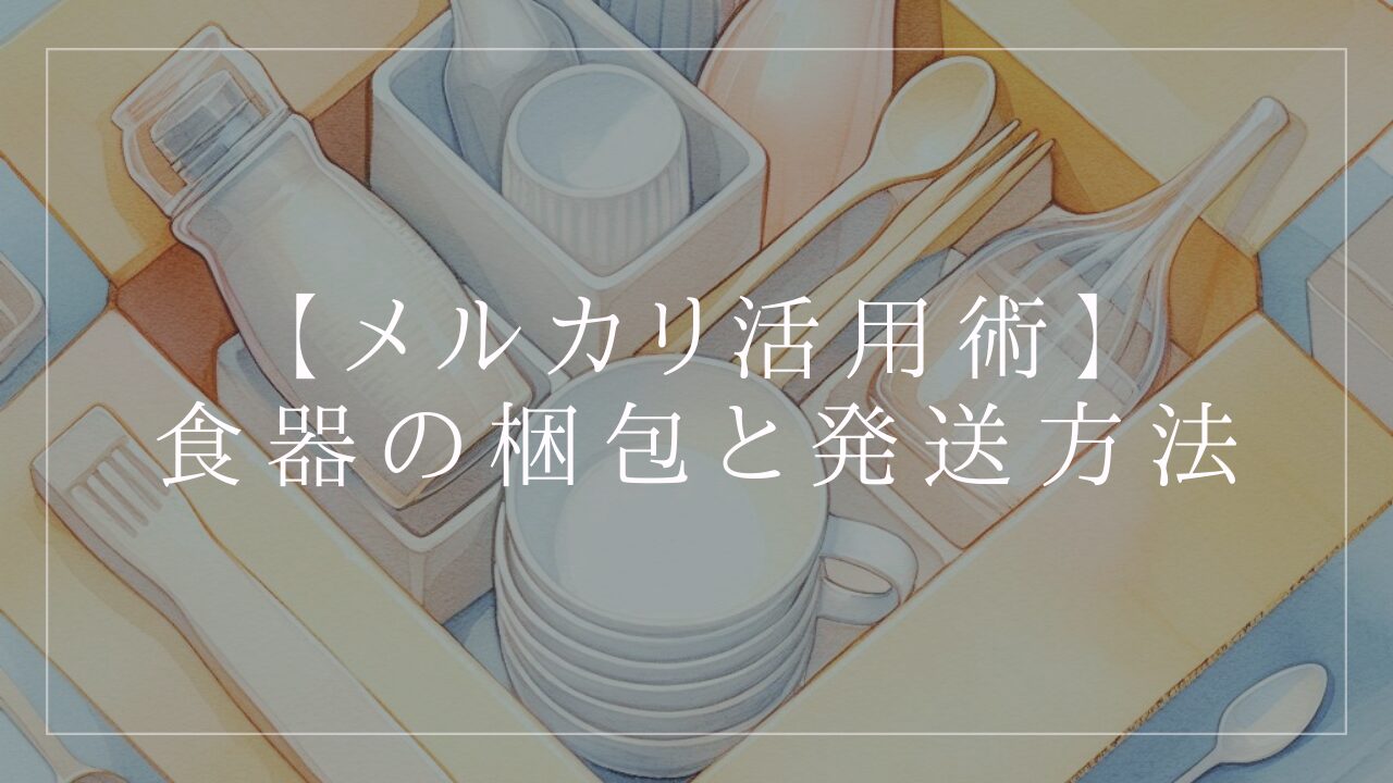 【メルカリ活用術】食器の梱包方法と発送方法について - うつわ、のち、ハレ